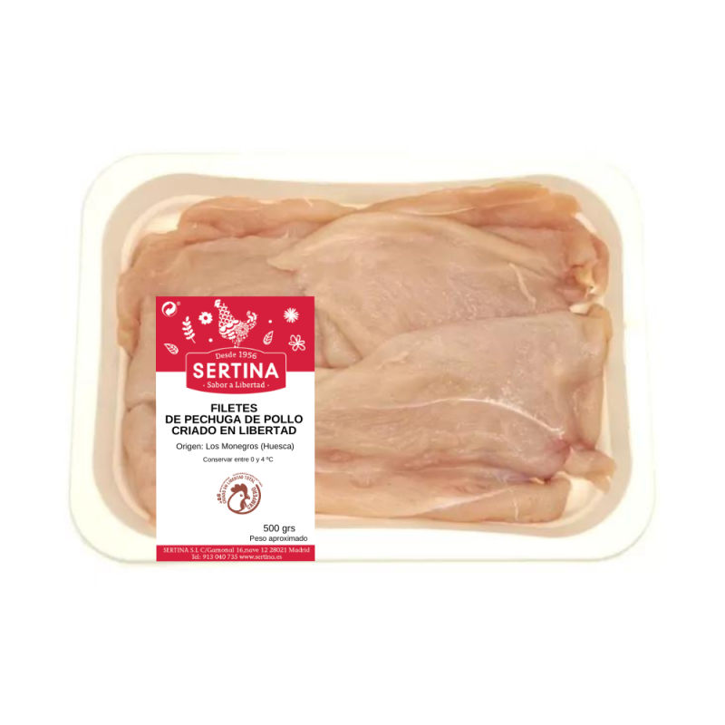 Comprar pollo nacional criado en libertad | SERTINA