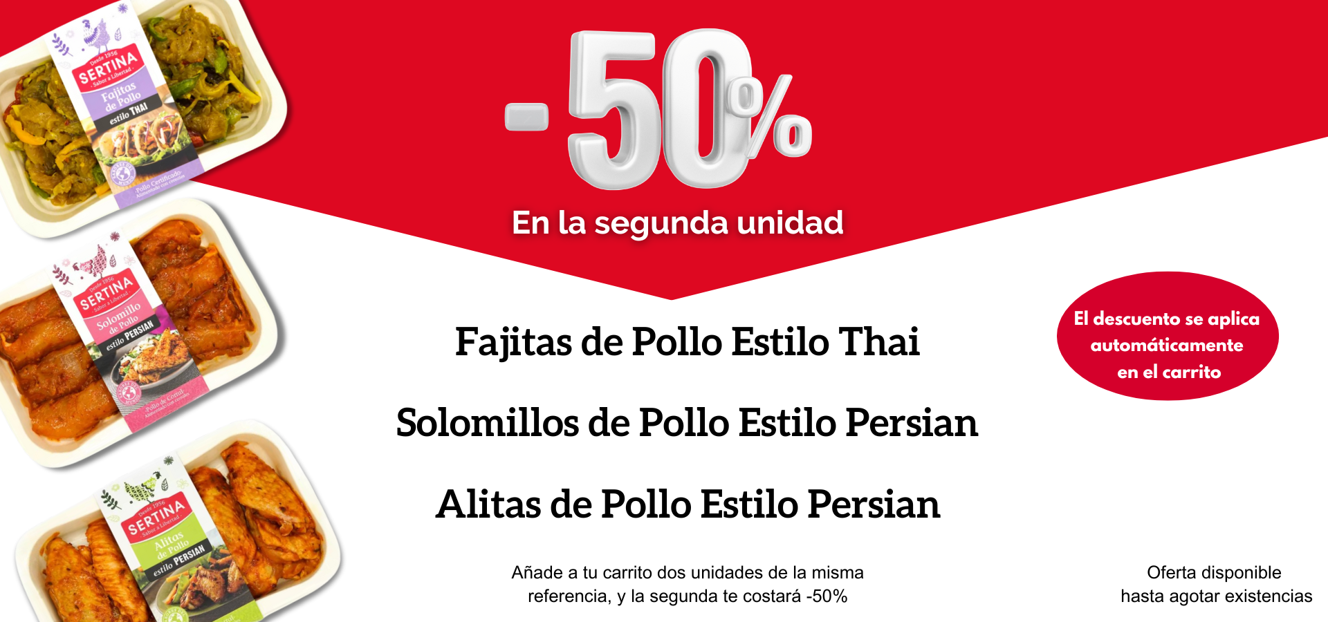 Ofertas tiempo limitado. Envíos 24 h máx. calidad | SERTINA